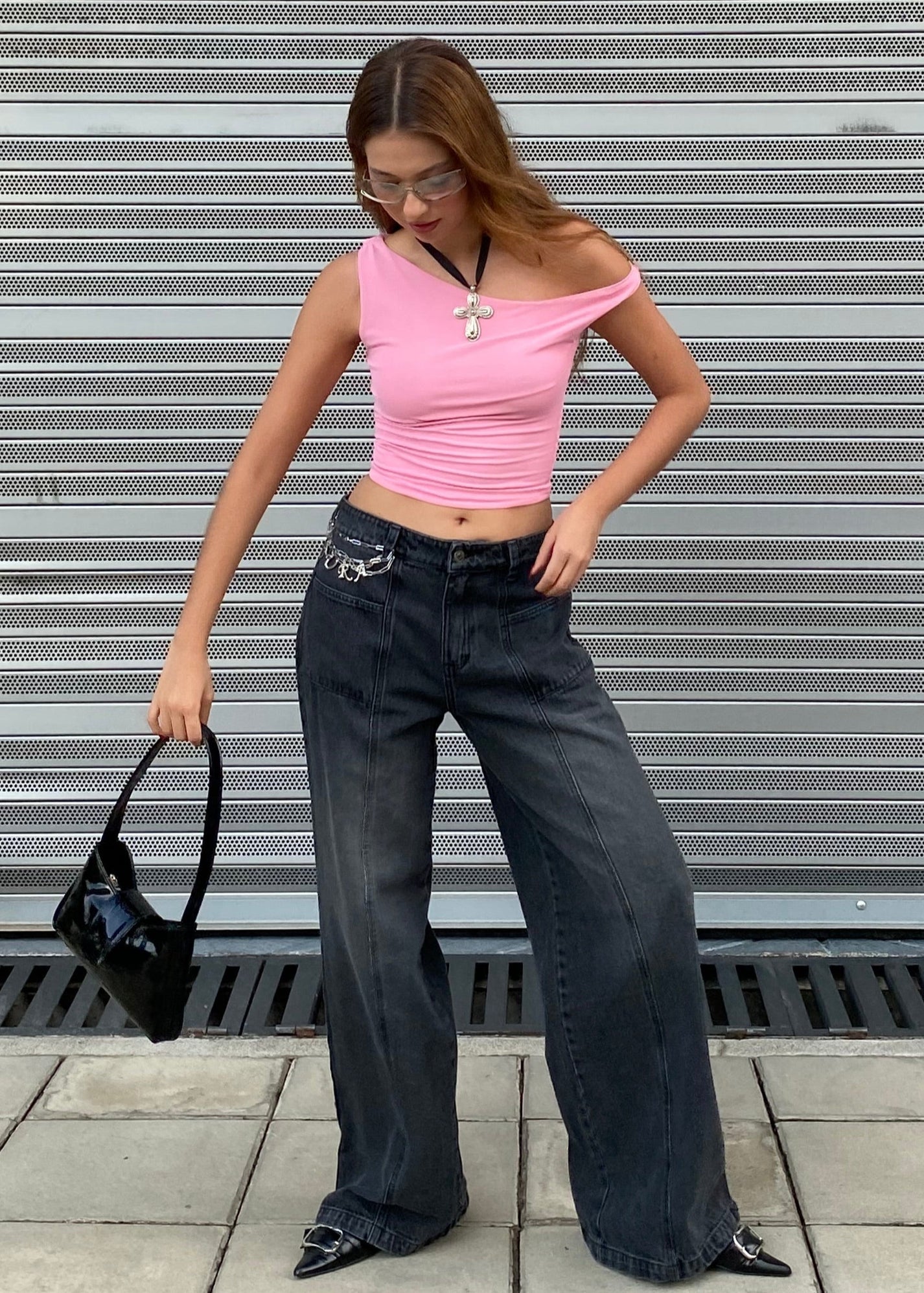 WASHED BLACK LOW RISE – MANVA